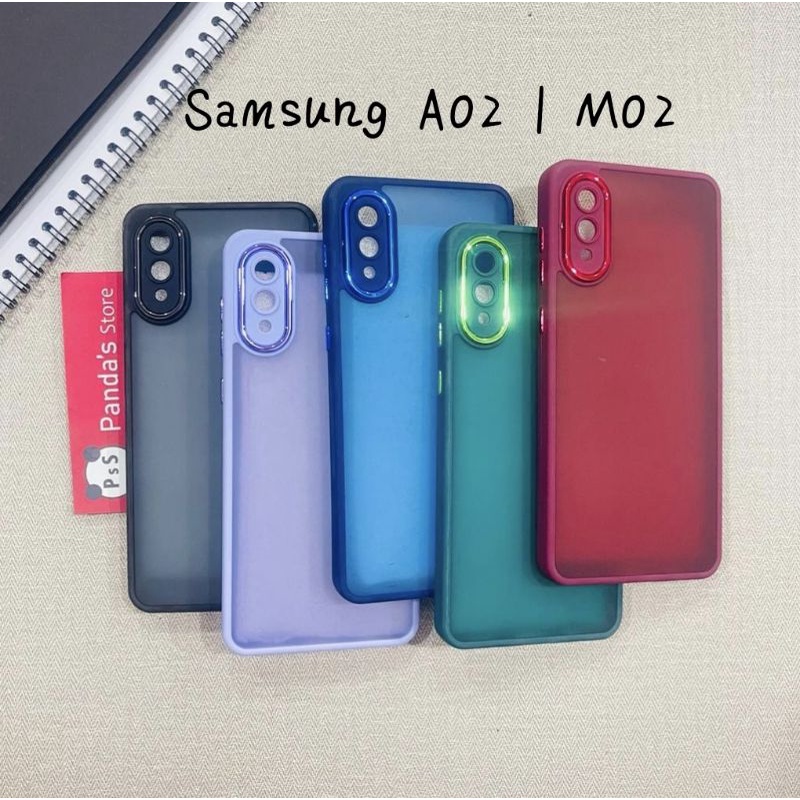 Jual Case Samsung A02 | M02 Metal Chrome Softcase Dove Premium Luxury ...