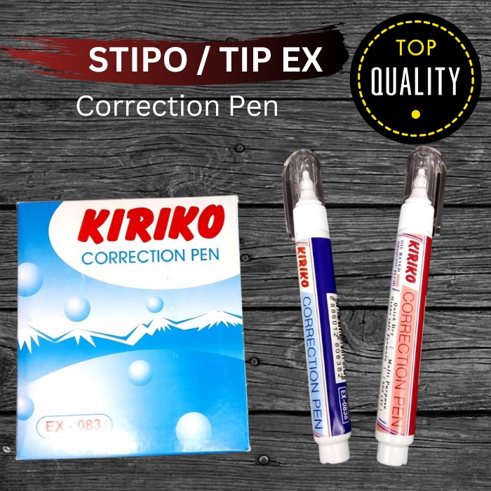 Jual Tip Ex Cair Joyko Stipo Correction Pen Kiriko Penghapus Cair Untuk ...