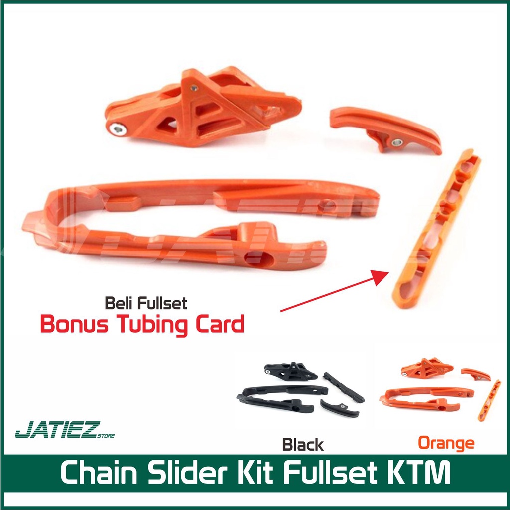 Jual CHAIN Guide Slider Kit KTM - Karet Tensioner Rantai Roda Set KTM ...