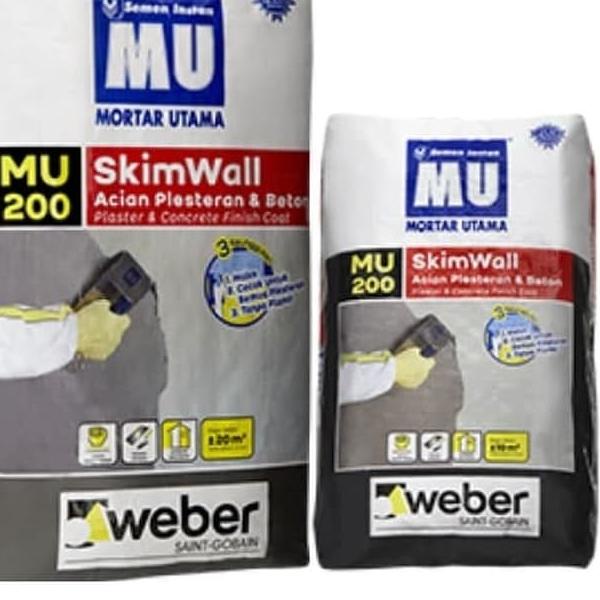 Jual MU200 - Mortar Utama MU 200 Acian Plesteran & Beton 20KG / 20 KG ...