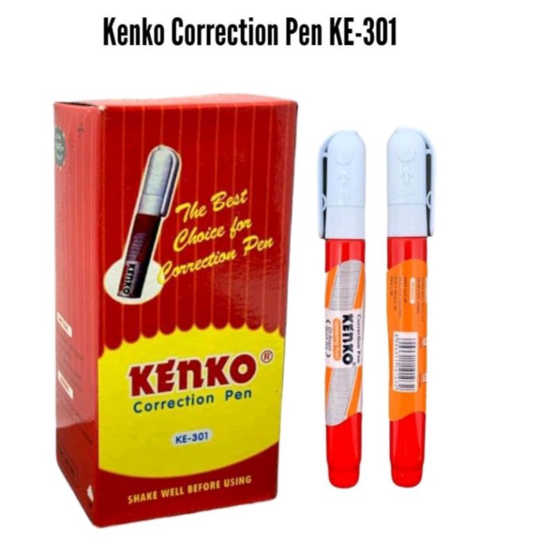 Jual (1 Biji) GROSIR Correction Fluid Kenko KE-301 Mini / Tipe X Kenko ...