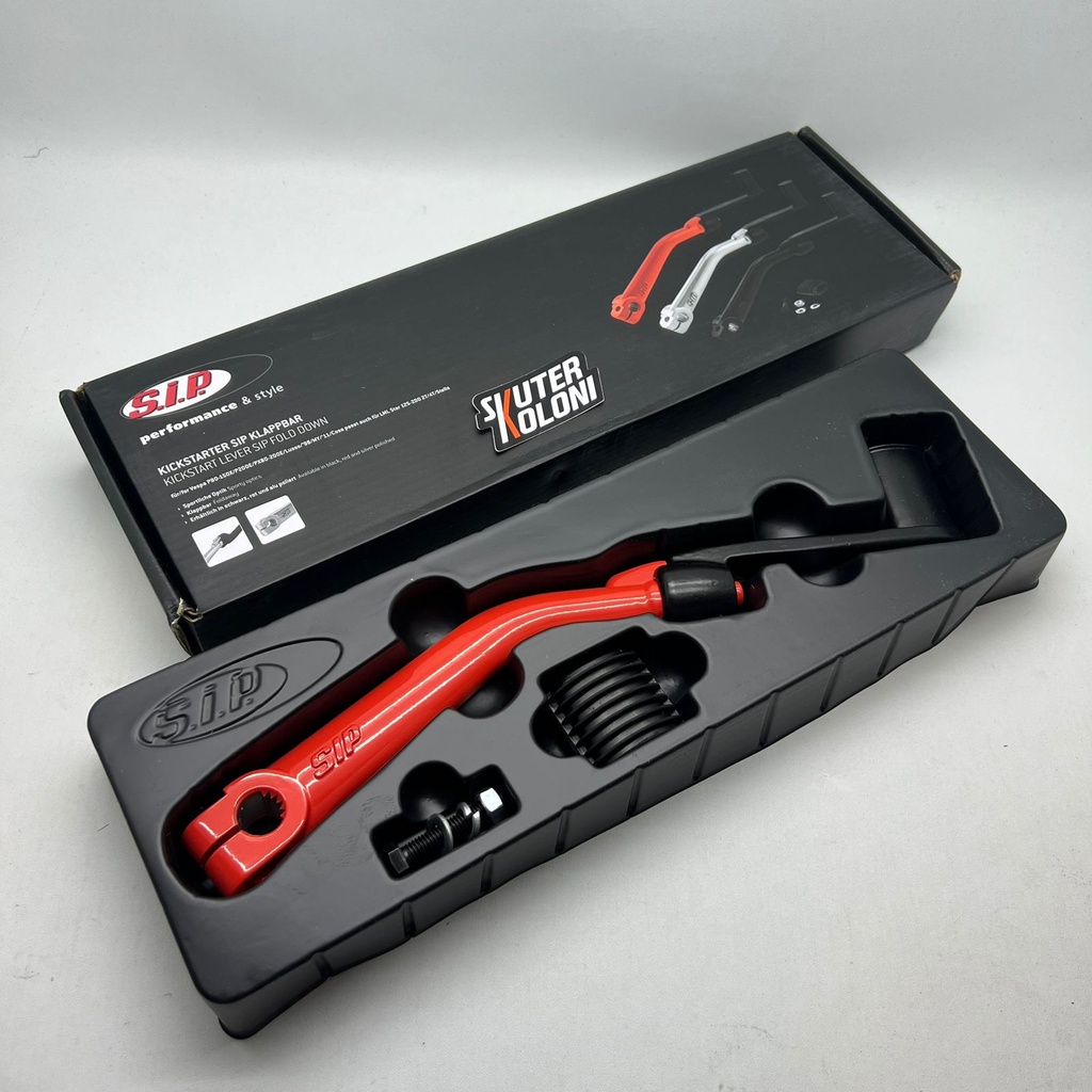 Jual SIP Kickstart Kick Starter Fold Down Red black Vespa PX newPX ...