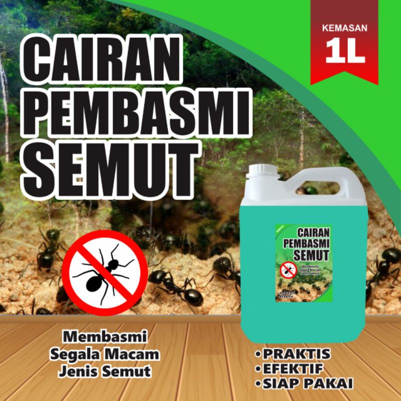 Jual Cairan Pembasmi SEMUT Ampuh Original kemasan jurigen 1 liter ...