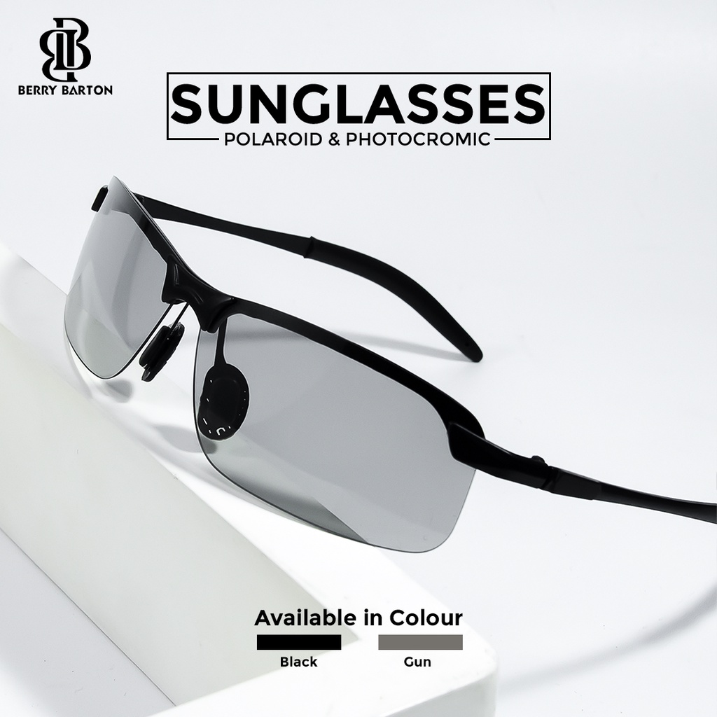 Jual Berrybarton - Kacamata Polarized Anti UV Sunglasses Photocromic Pria Wanita 3043 | Shopee ...