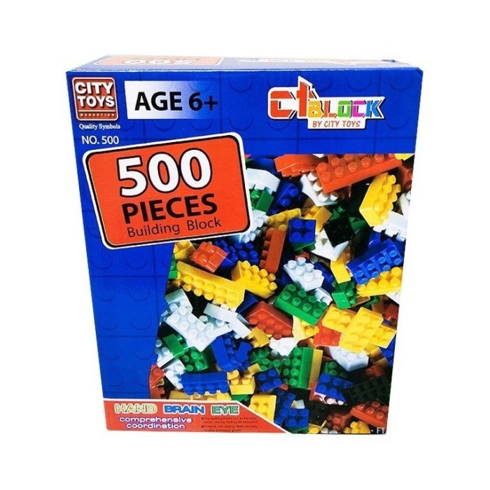 Jual Brick Mainan Edukasi Anak Building City Block Legoo Brick Isi 500 ...