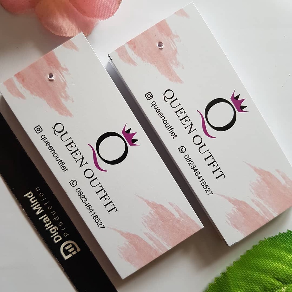 Jual Hangtag Label Olshop 100pcs FREE DESAIN | Shopee Indonesia