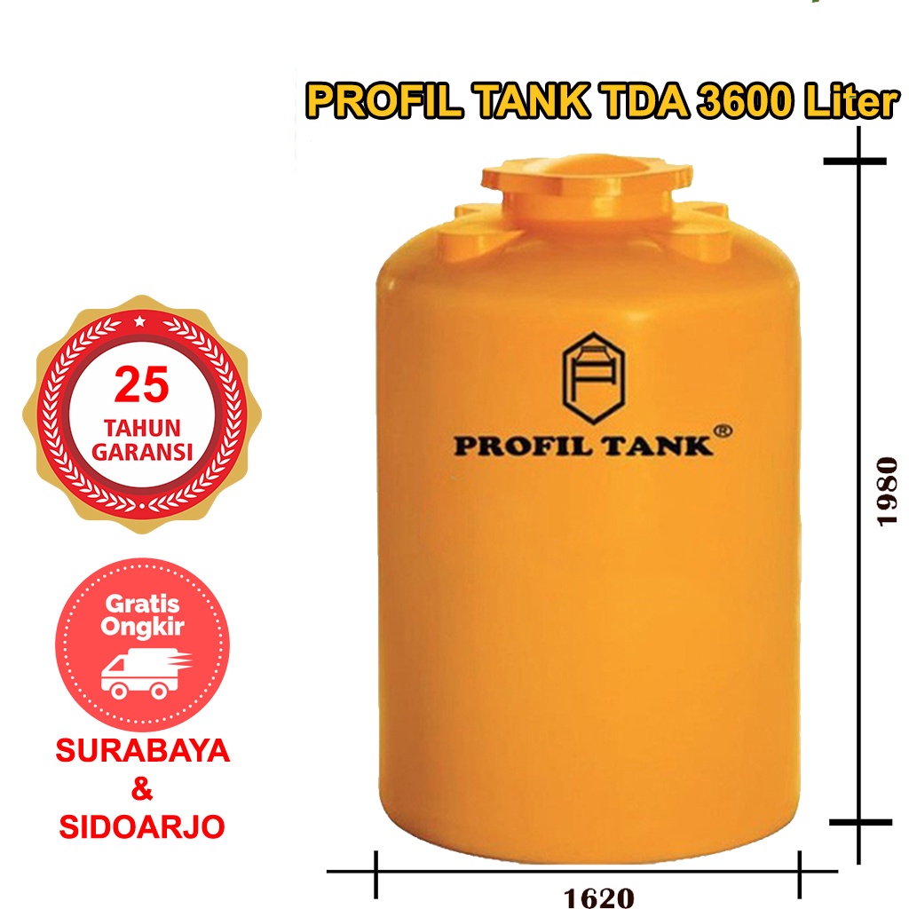 Jual Tandon Air Profil Tank TDA 3600 Liter | Shopee Indonesia