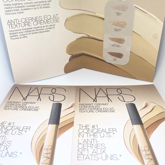 Jual Nars Radiant Creamy Concealer Sample Card 4x0.03g | Shopee Indonesia