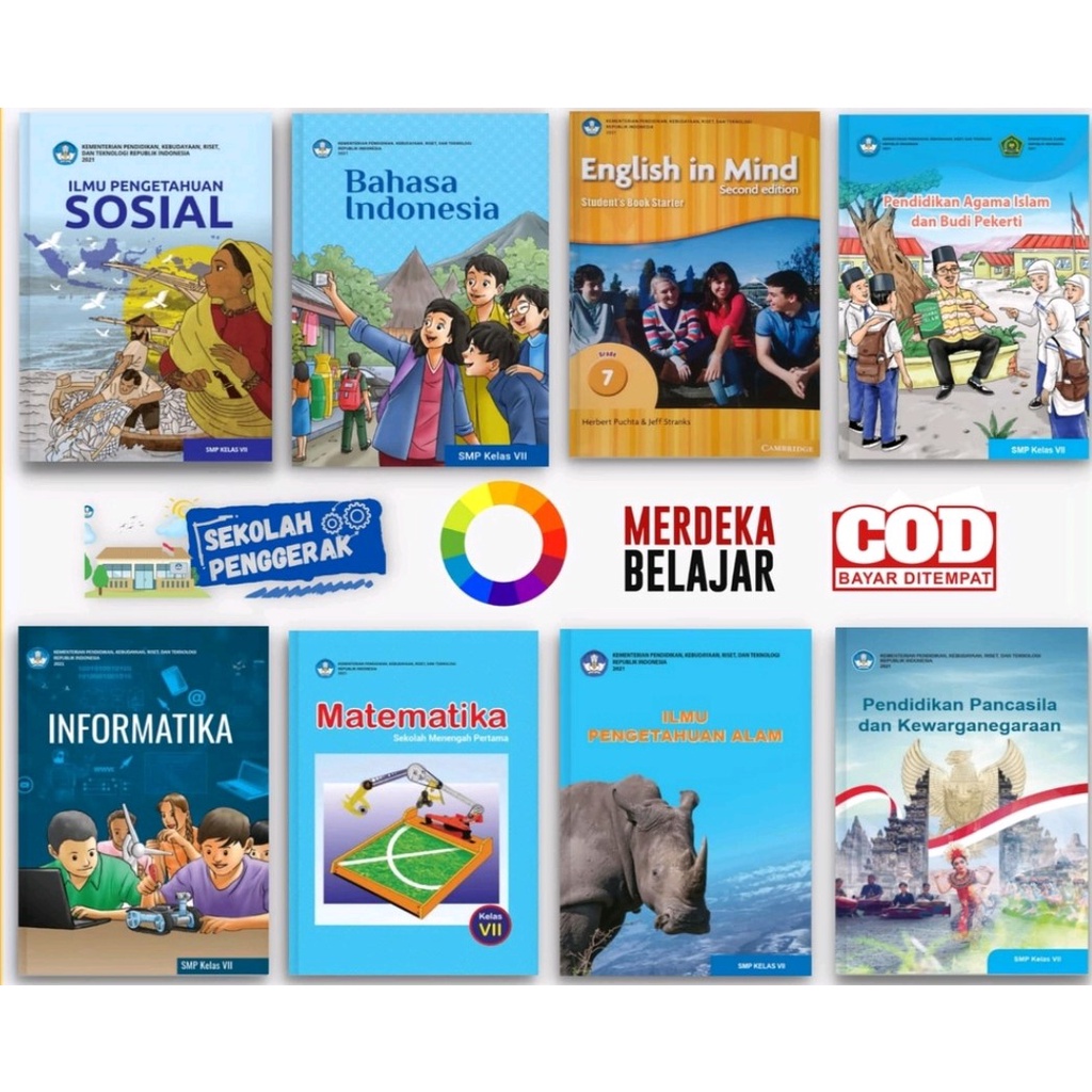 Jual BUKU KURIKULUM MERDEKA 2022 UNTUK SMP/MTS KELAS 7 (kurikulum merdeka 2022 sekolah penggerak ...