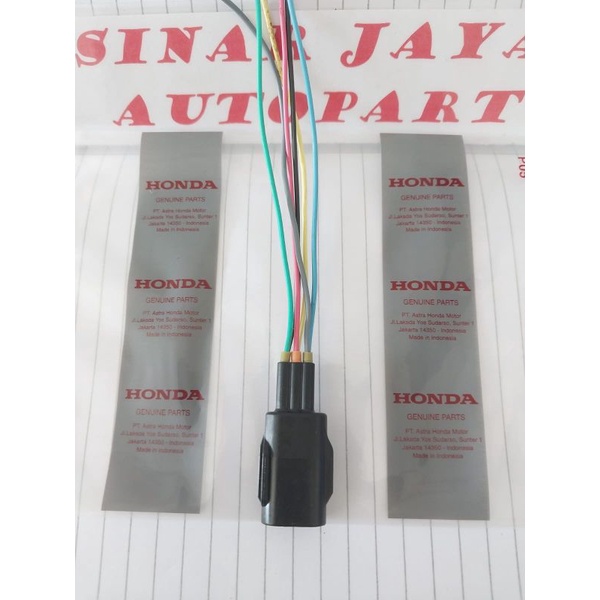 Jual Kabel socket soket sensor CKP pin 6 cowok cowo Honda beat pop ...