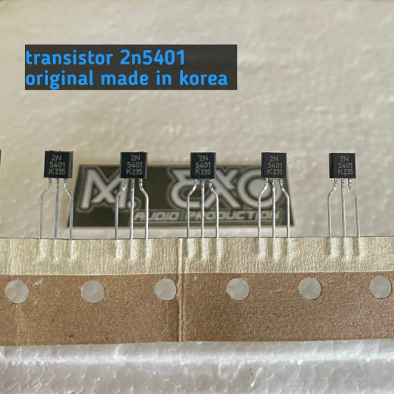 Jual TRANSISTOR 2N5401 TR 2N 54011 KEC ORIGINAL MADE IN KOREA HIGH ...