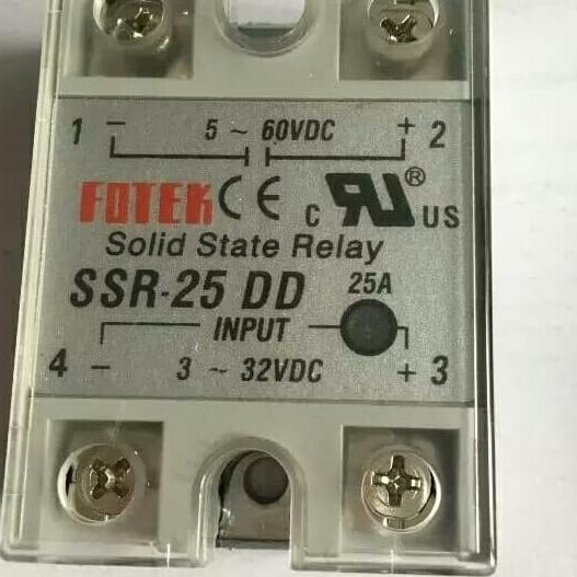 Jual Solid state relay SSR 25 DD 25A SSR25DD SSR 25DD DC control DC | Shopee Indonesia