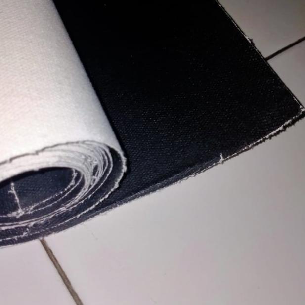 Jual canvas lukis hitam /kanvas lukis roll hitam 100x150 cm | Shopee ...