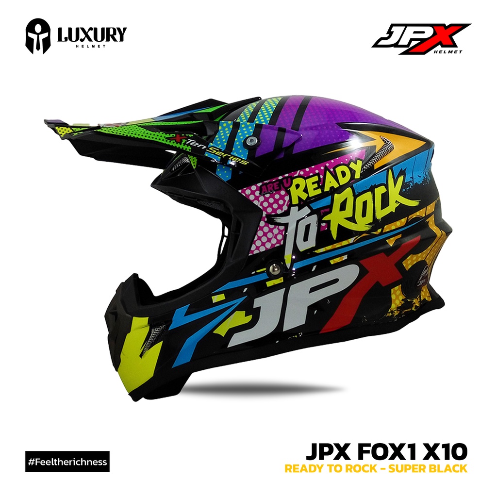 Jual Helm Keren - Helm JPX FOX1 - X10 - Ready To Rock - Helm FullFace ...