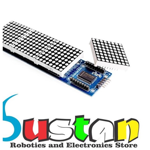 Jual Max7219 Dot Led Matrix Mcu Control Led Display Module For Arduino