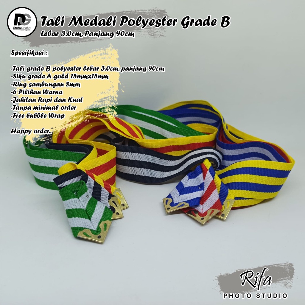 Jual [BAHAN] TALI MEDALI MENDALI GRADE B Wisuda Perpisahan Kelulusan ...