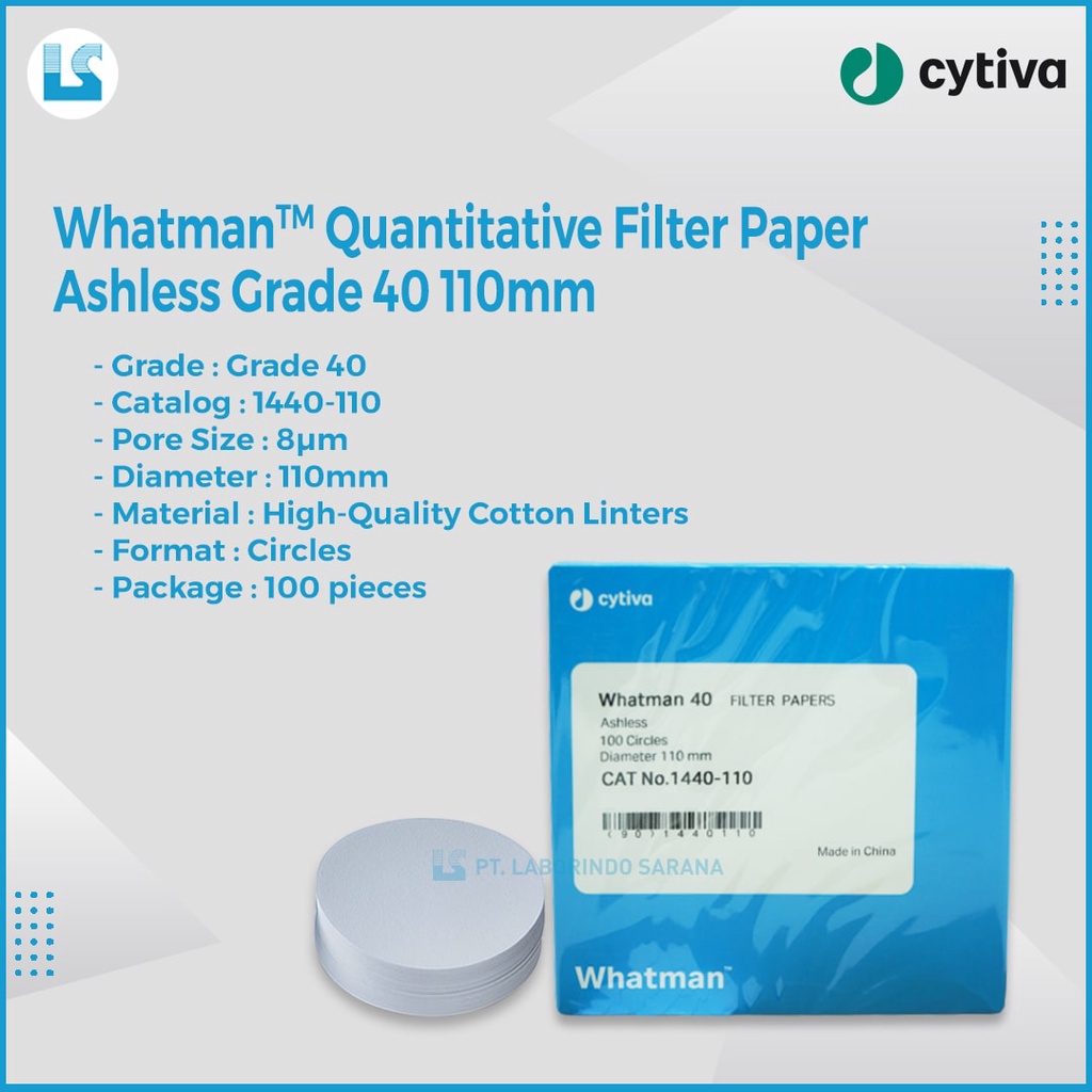 Jual Whatman Filter Paper / Kertas Saring Grade 40 110mm | Shopee Indonesia