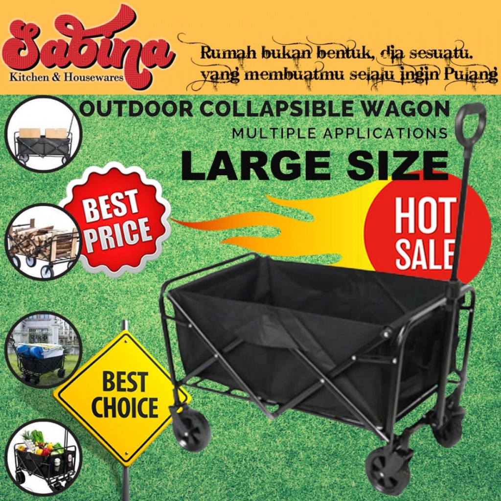 Jual Troli Lipat Trolley Alat Angkut Barang Logistik Serbaguna Large ...