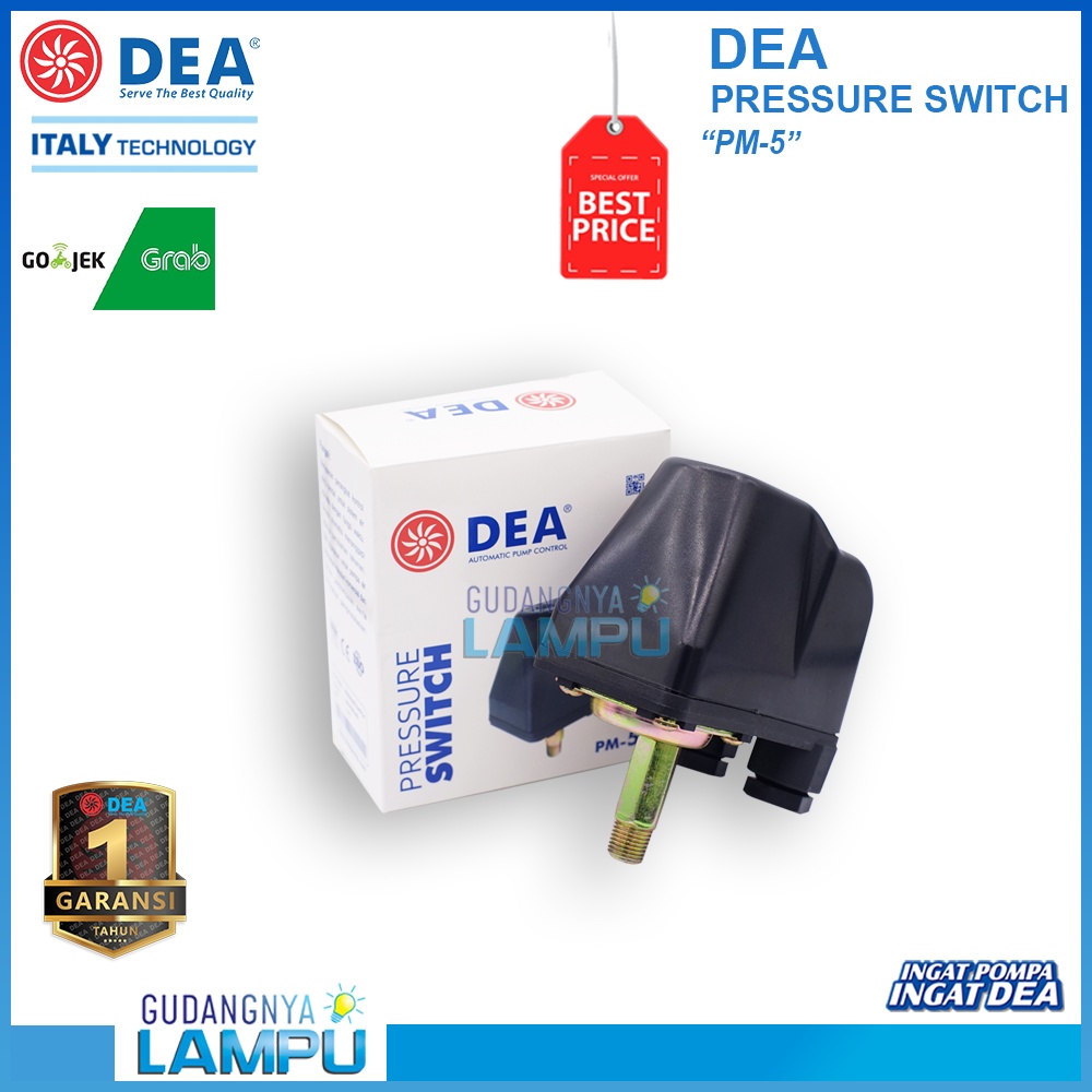 Jual Otomatis PM-5 (Pressure Switch) Semi Jet & Jet Pump (Part Pompa ...