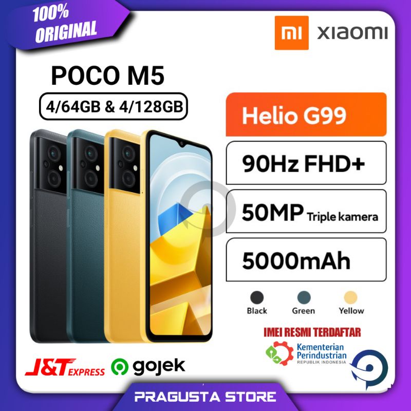 Jual Poco M5 Ram 4/128GB & 4/64GB Original 100% Garansi Resmi Indonesia ...