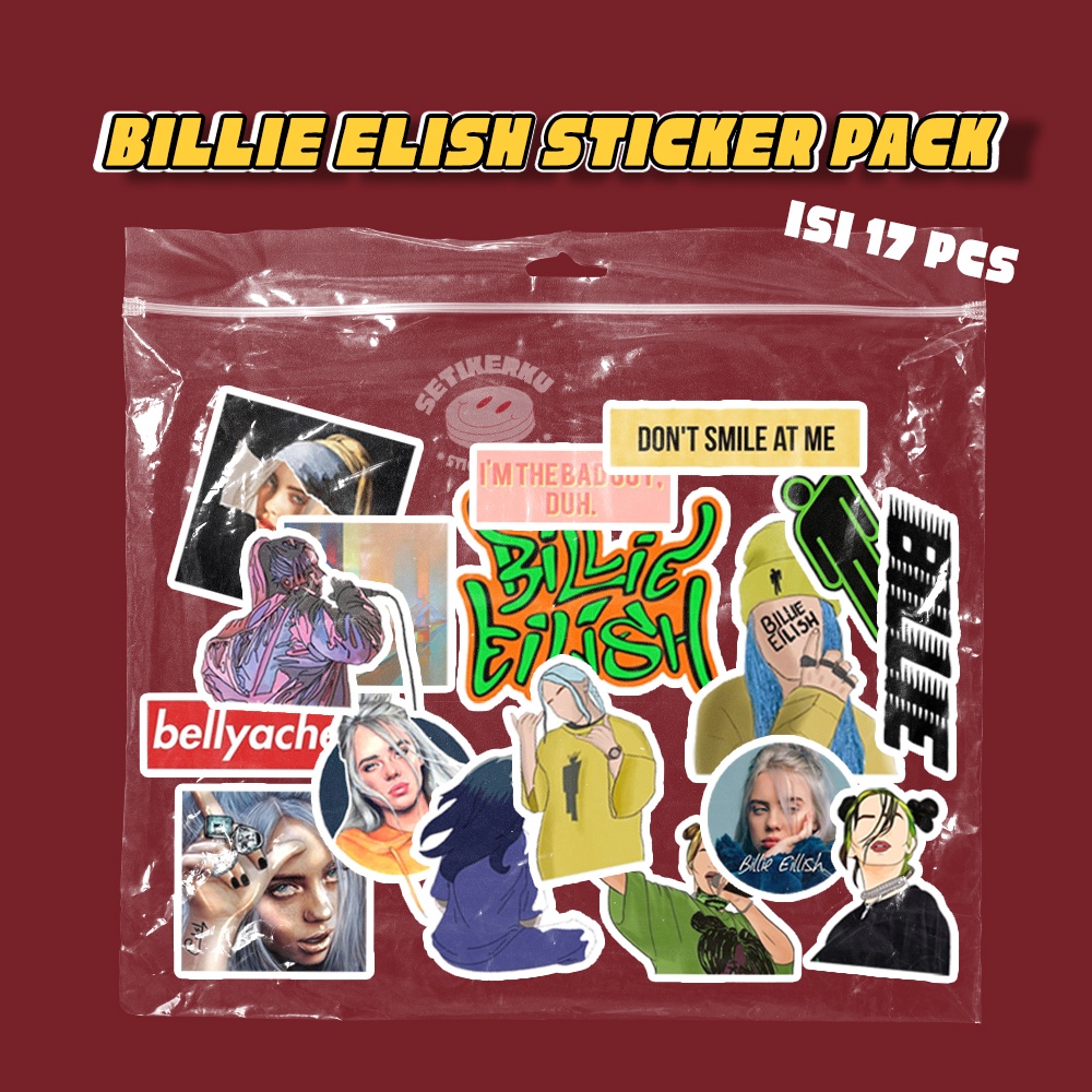 Jual Billie Eilish Sticker Pack A6 (17pcs) | Shopee Indonesia
