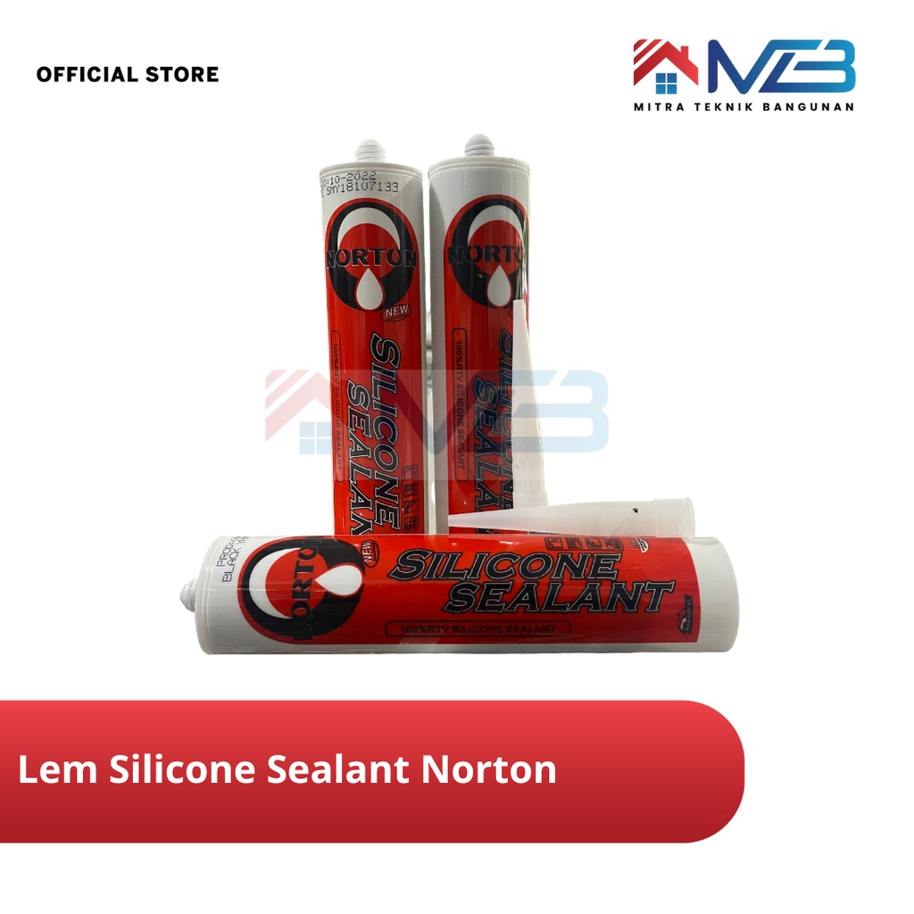 Jual Lem silicone sealant Norton - Lem aquarium, Lem kaca, Lem ...