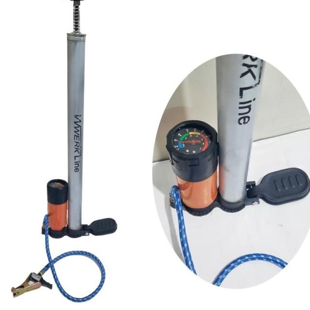 Jual Pompa Angin Ban Sepeda Motor Model Bola Tabung Meter Manual ...