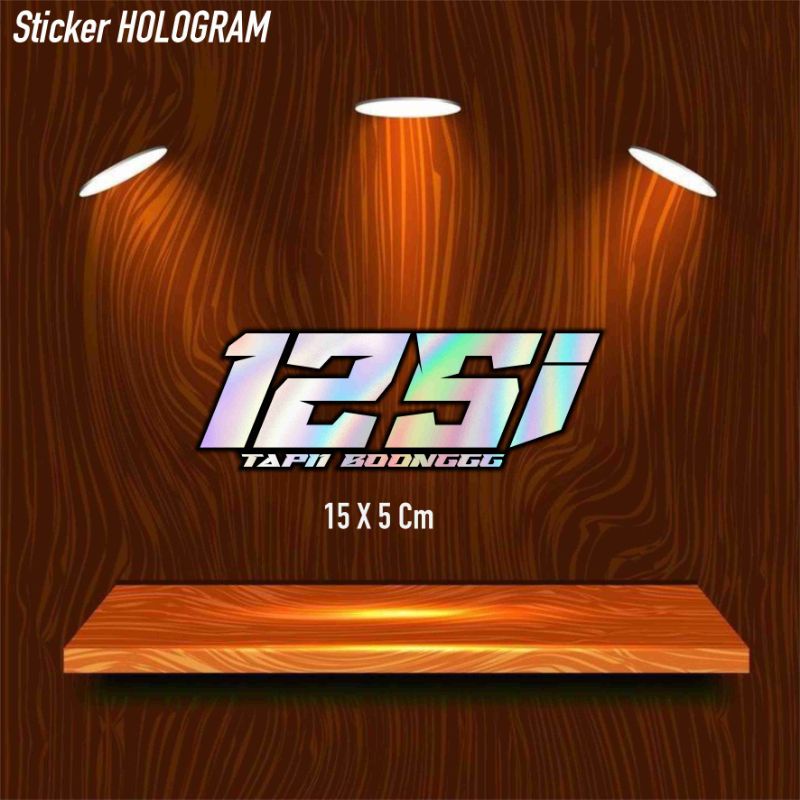 Jual sticker hologram 125 tapi boong | Shopee Indonesia
