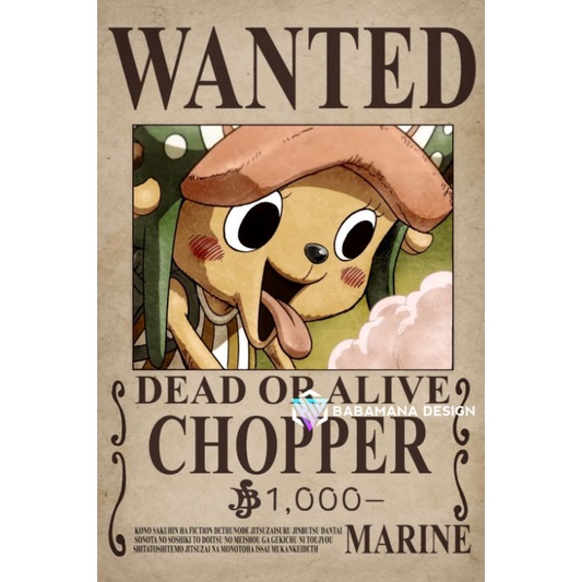 Jual [ ONE PIECE ] POSTER BOUNTY ONE PIECE + BINGKAI TERBARU HIASAN ...