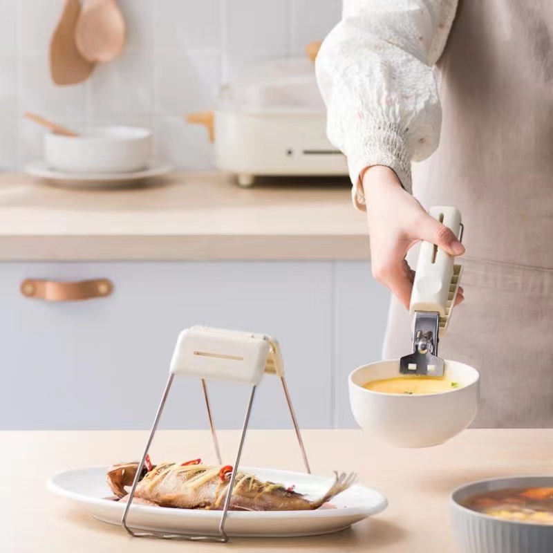 Jual Plate Picker Dish Clamp Stove Bowl Cream Kitchen Utensil / Alat ...