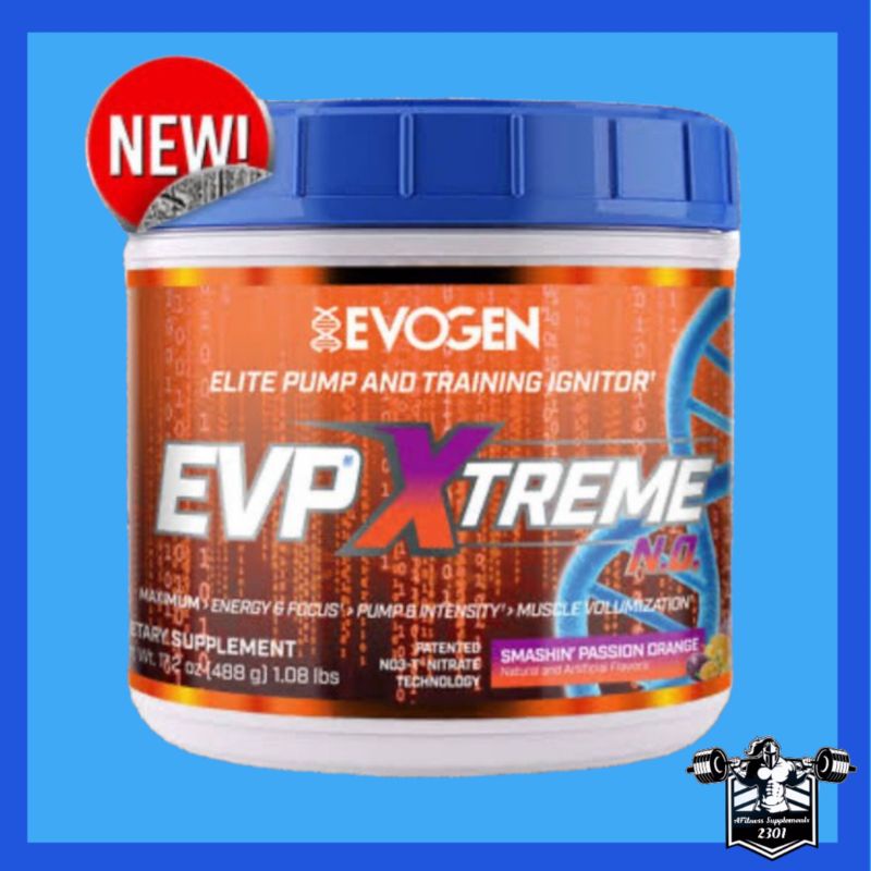 Jual Evogen EVP Xtreme 490 gr 40 serv Pump Preworkout | Shopee Indonesia
