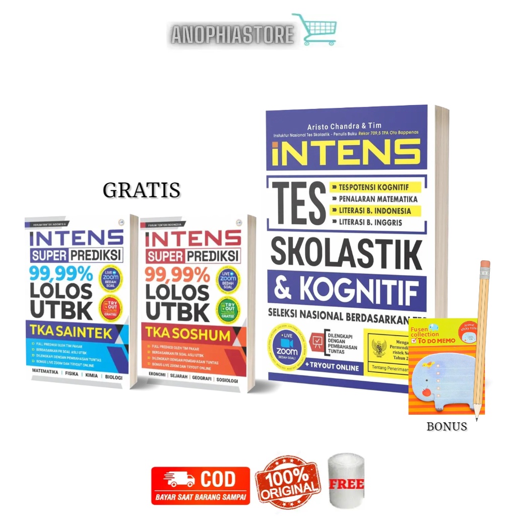 Jual INTENS TES SKOLASTIK & KOGNITIF BUKU SNBT TPS 2024 | Shopee Indonesia