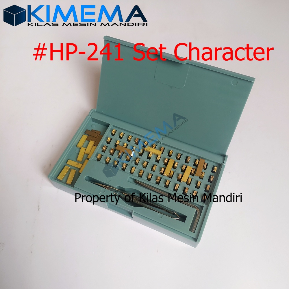 Jual HP-241 Hualian Set Box Letters Font Character Stamp Coding 2x4x14 ...