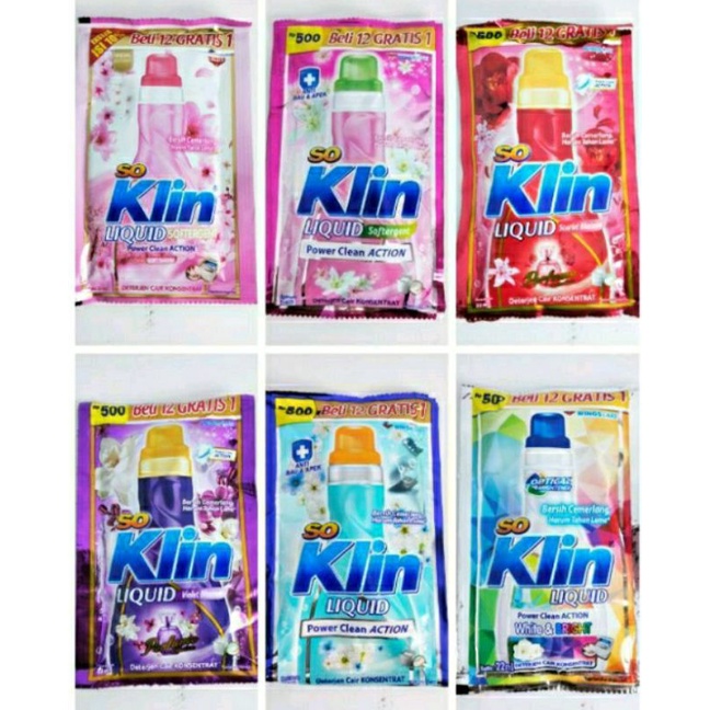 Jual Soklin LIQUID 12 pcs @ 22 ml rentengan | Shopee Indonesia