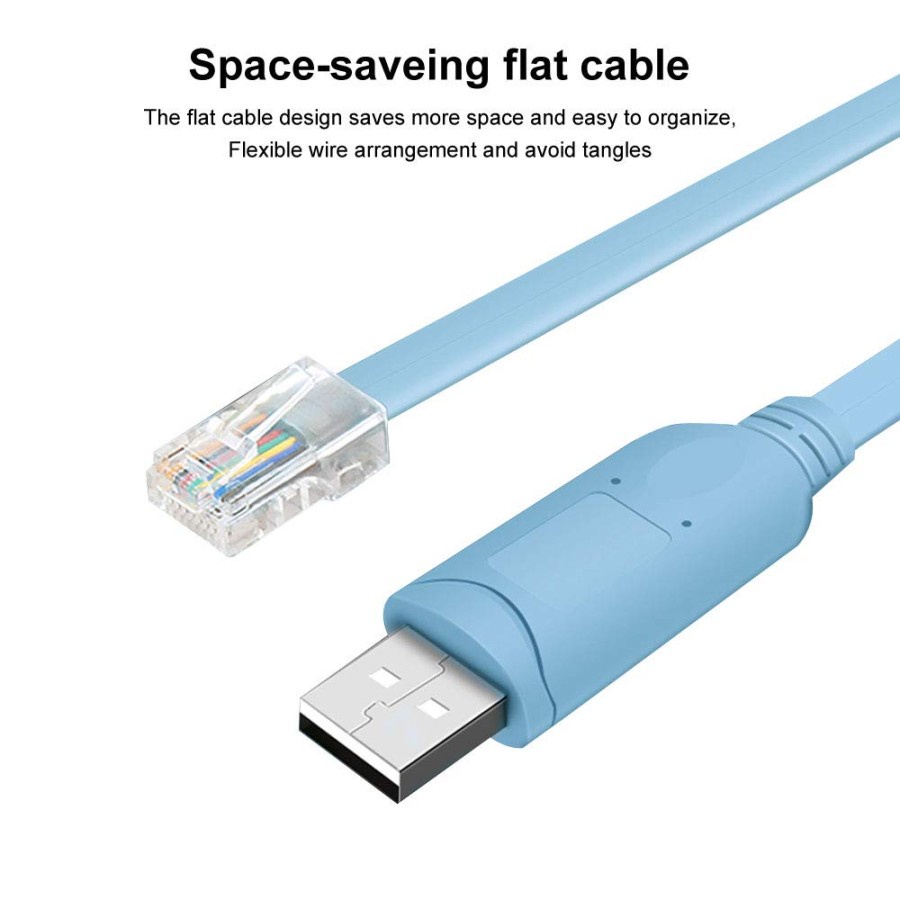 Jual Kabel Console Cisco FTDI 1.5 Meter Usb To Rj45 Console To Cisco ...