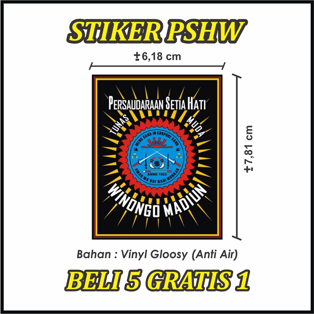 Jual STIKER PSHW (WINONGO) ANTI AIR | Shopee Indonesia