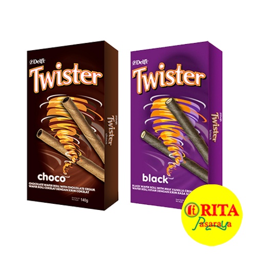 Jual Delfi Twister Wafer Roll All Varian 140 Gr | Shopee Indonesia