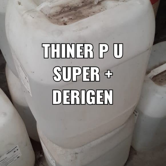 Jual favorit] thinner thiner PU literan kemasan 20 liter harga berikut ...