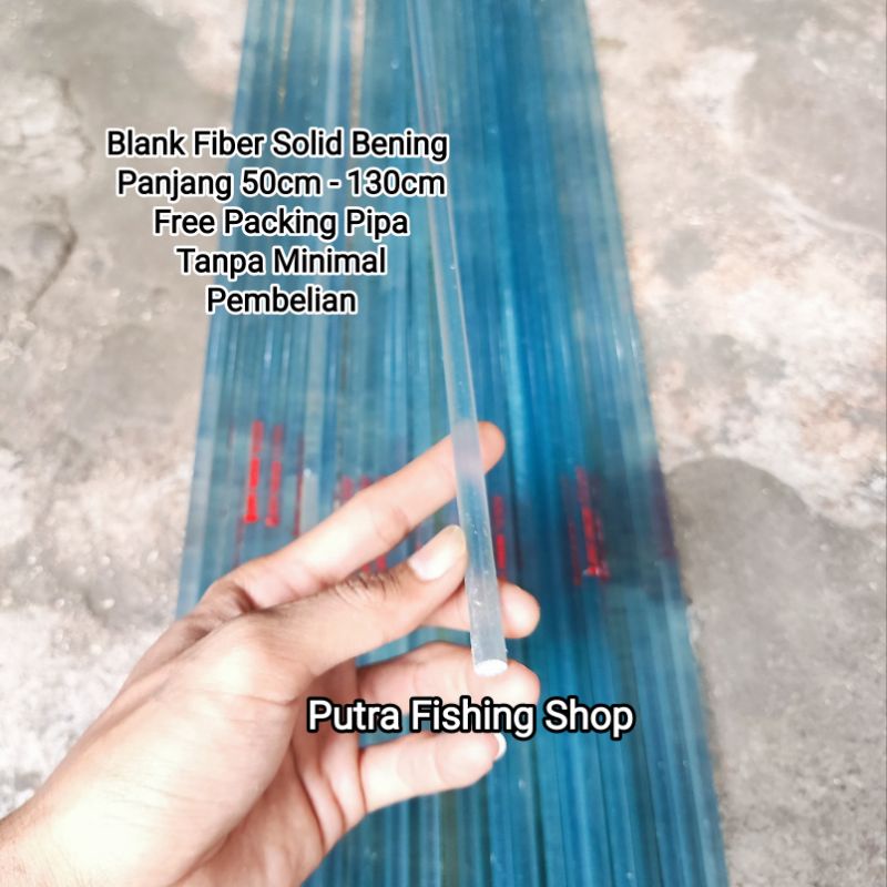 Jual Blank Fiber Solid Bening 50cm - 130cm Kaku - Blank Fiber Bening ...
