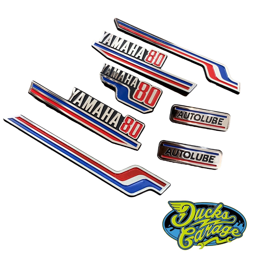 Jual Emblem Decal Full Set Full Body Komplit Yamaha V80 V 80 | Shopee ...