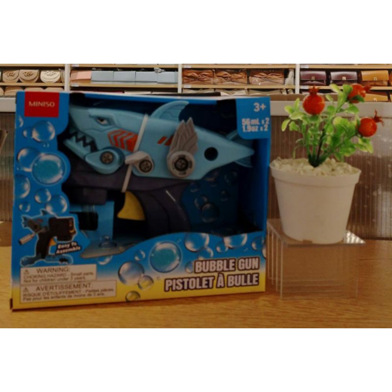 Jual Miniso 3D Figure Inertial Bubble Gun | Shopee Indonesia