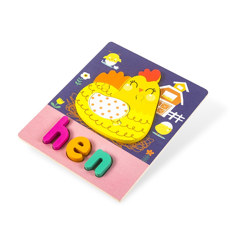 Jual Mainan Edukasi Kayu 3D Tiga Dimensi Jigsaw Puzzle Teka-teki Anak ...