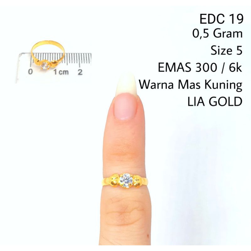 Jual Cincin Bayi & Anak EMAS 300 / 6K ( TOKO MAS LIA GOLD BEKASI ...