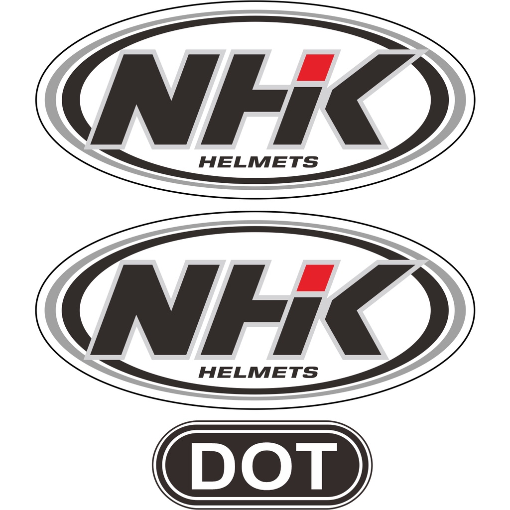 Jual sticker set helm nhk, stiker helm nhk set | Shopee Indonesia
