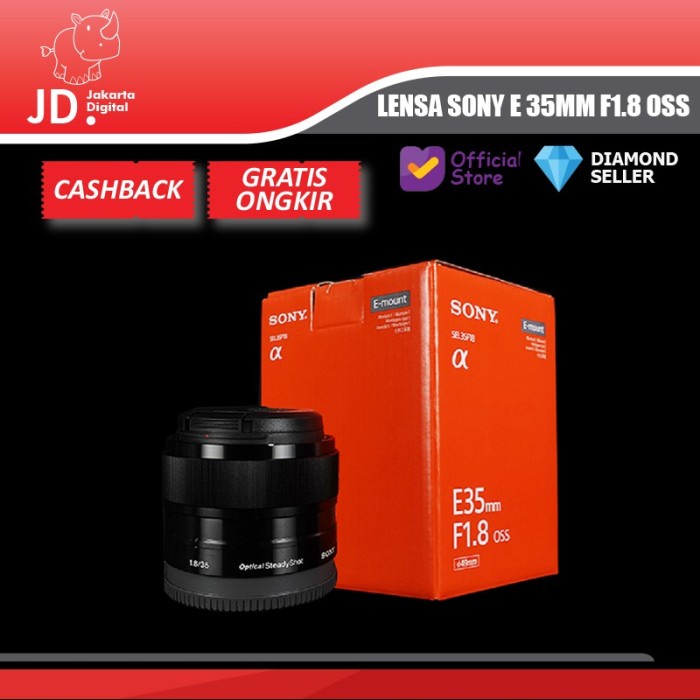 Jual Jakarta Digital LENSA SONY E 35MM F1.8 OSS 35 MM | Shopee Indonesia