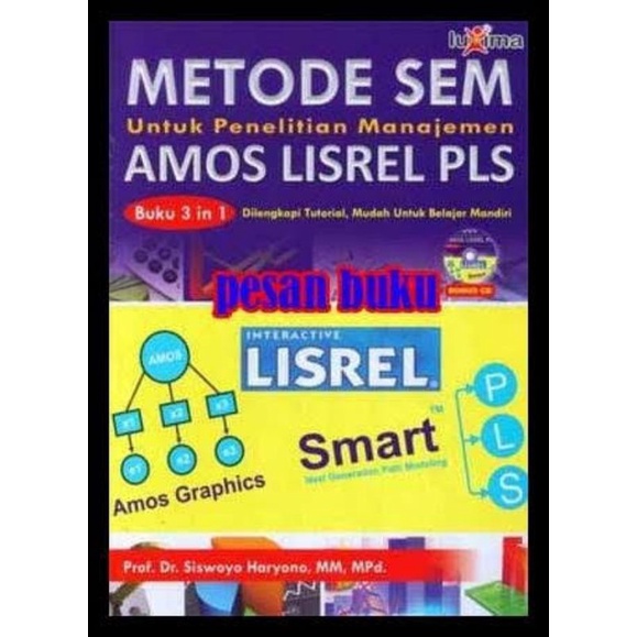 Jual metode Sem Untuk Penelitian Manajemen Amos Lisrel Pls Prof. Dr. Siswoyo | Shopee Indonesia