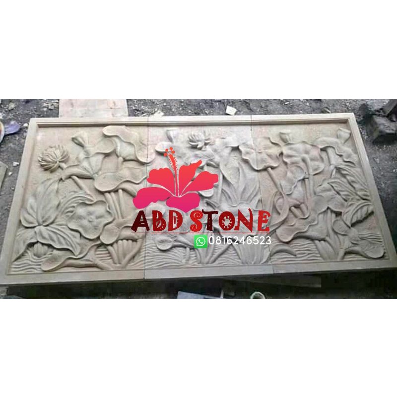 Jual RELIEF BATU ALAM UKIRAN BATU PARAS JOGJA 100X200 | Shopee Indonesia