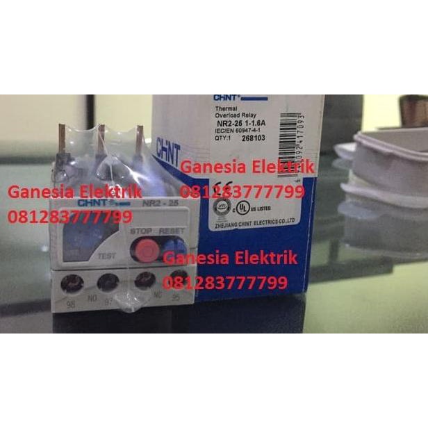 Jual Thermal Overload Relay Chint NR2-25 | Shopee Indonesia