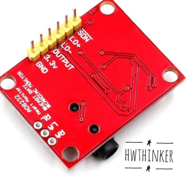 Jual Modul Sensor ECG EKG Electrocardiogram AD8232 pulse Heart Rate ...