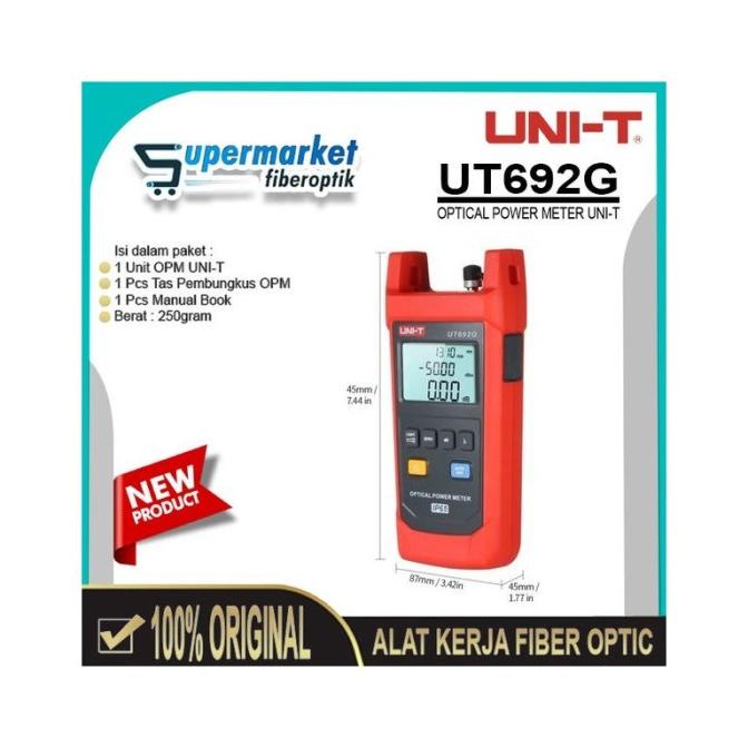 Jual Opm Uni-T Ut692G Optical Power Meter Fiber Optic Ftth Fo | Shopee ...